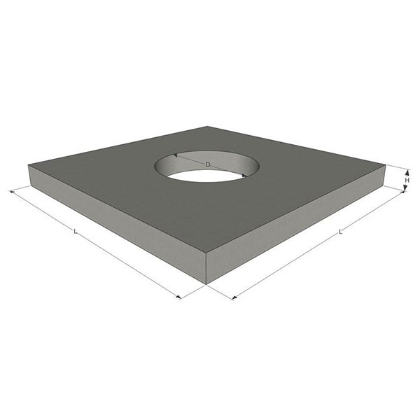 Buy Reinforced concrete base plate PO 7