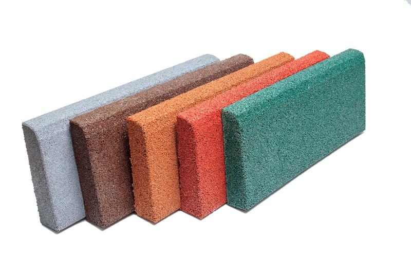 Buy Rubber curb 500 x 210 mm, thickness 50 mm